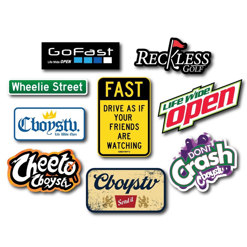 Fast Pass Sticker Pack CboysTV