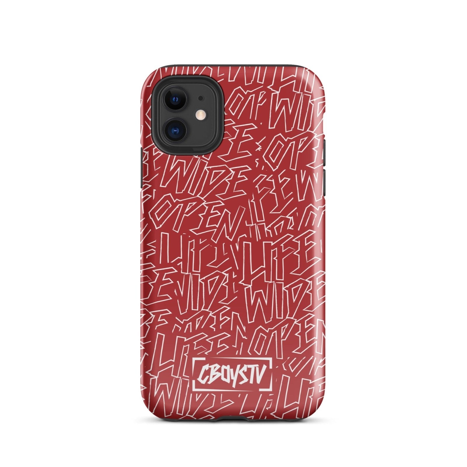 Red Skatterbrain Tough Case for iPhone®